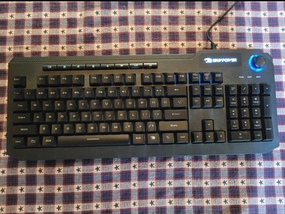 iBUYPOWER Ares M2 Membrane Gaming Keyboard Spill Resistant RGB Lighting ...