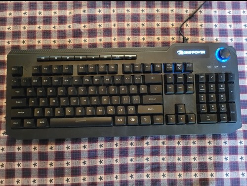 iBUYPOWER Ares M2 Membrane Gaming Keyboard Spill Resistant RGB Lighting ...