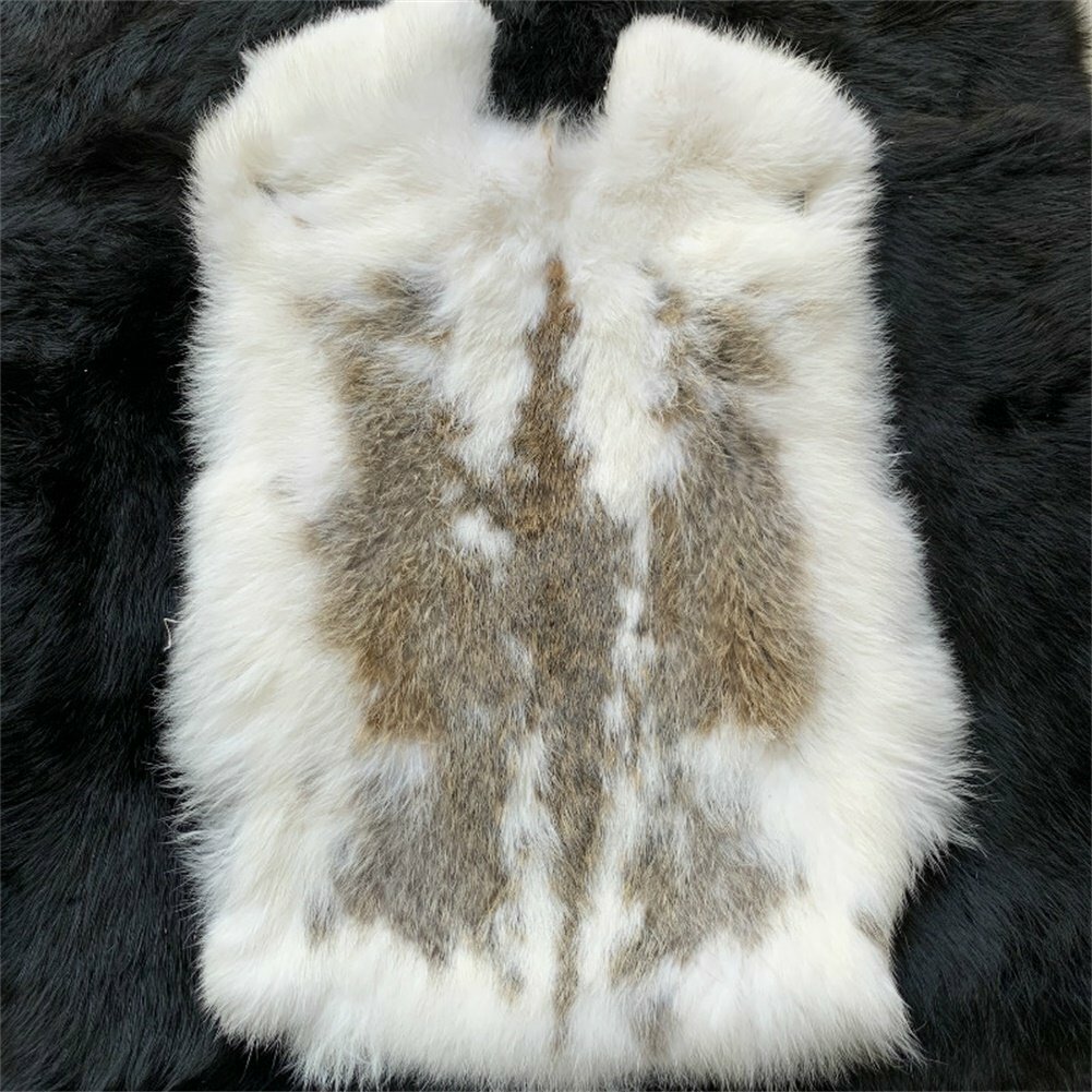 5PCS Genuine Natural Tanned Rabbit Fur Skin Pelt Hide Can be Used DIY ...