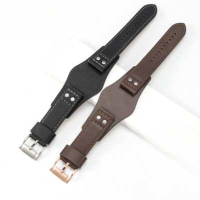 High Quality Genuine Cowhide Leather Watch Strap Band Business for ...