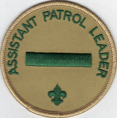 Assistant Patrol Leader Patch (2002 - 2009), Tan Brd, "Scout Stuff ...
