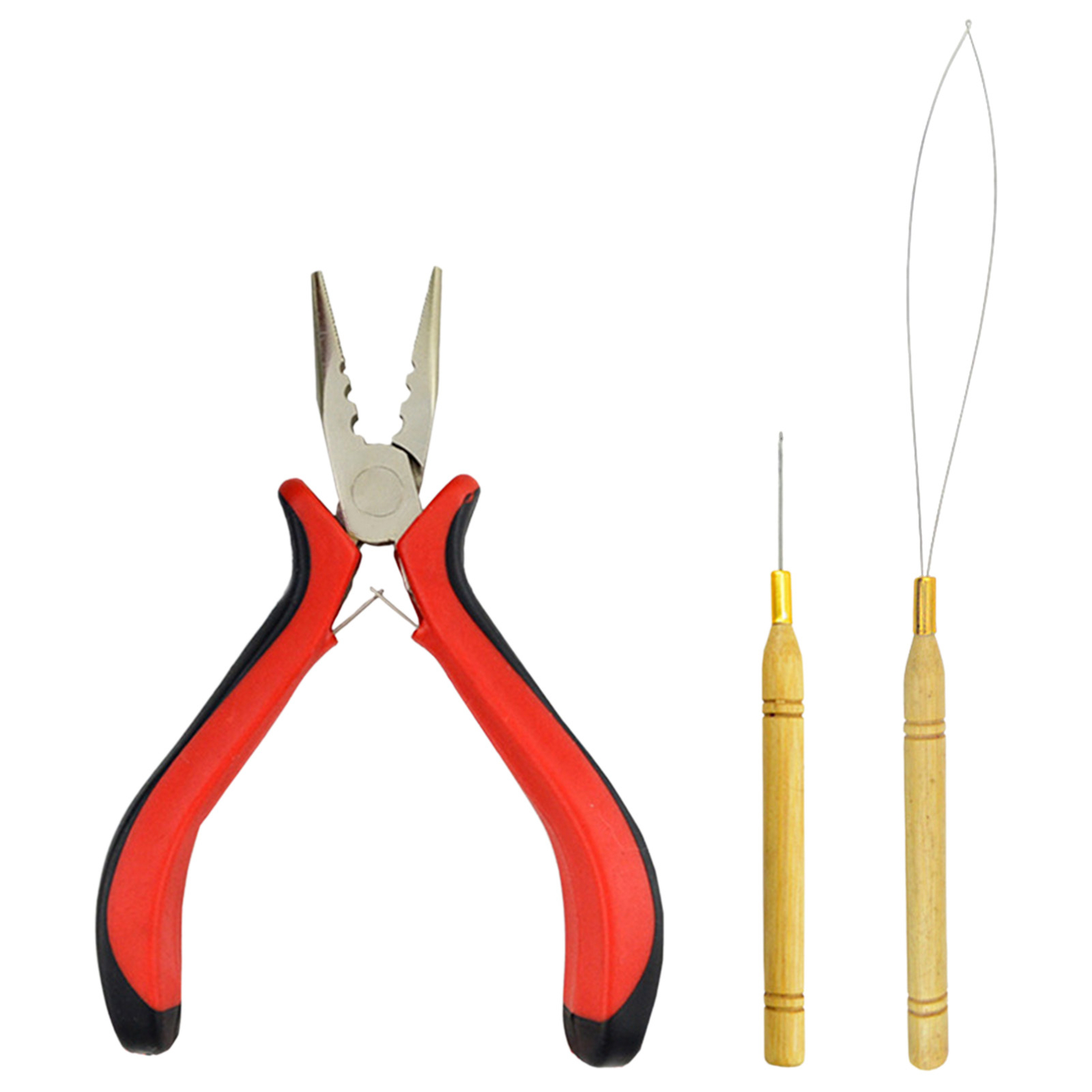 Reusable Beading Hook Home Hair Extension Too Kit With Loop Threader ...