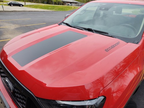 vinyl graphics package for Ford Ranger 2019+ hood stripe bedside ...