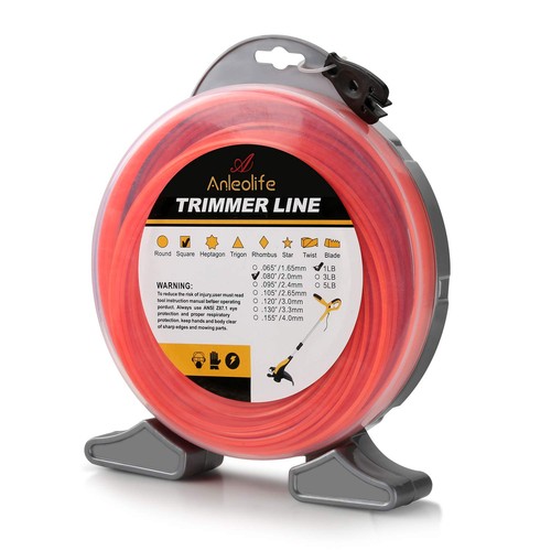 1-Pound Commercial Square .080-Inch-by-557-ft String Trimmer Line Donut ...