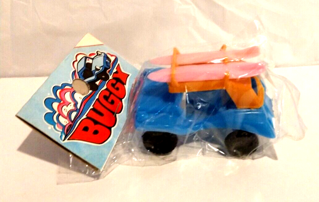 Dime Store Toy Plastic Dune Buggy With Surfboard Hong Kong 1970s NOS ...