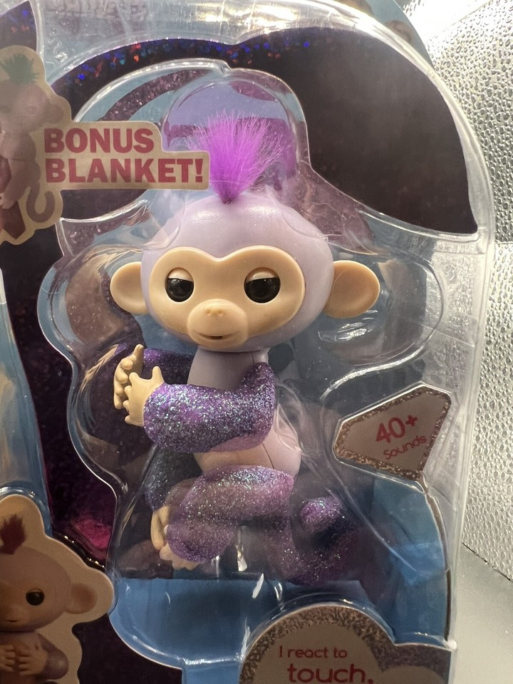 Fingerlings Monkey Purple Glitter Monkey Kiki NEW in Box Original ...