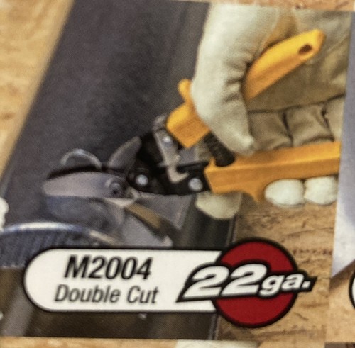 Malco Tools M2004 Max2000 Double Cut Aviation Snip - Straight Cutting ...