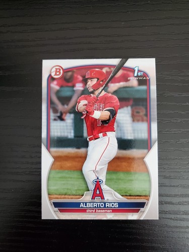 Alberto Rios - 2023 Bowman Draft Paper Prospect 1st Bowman BDC-168 ...