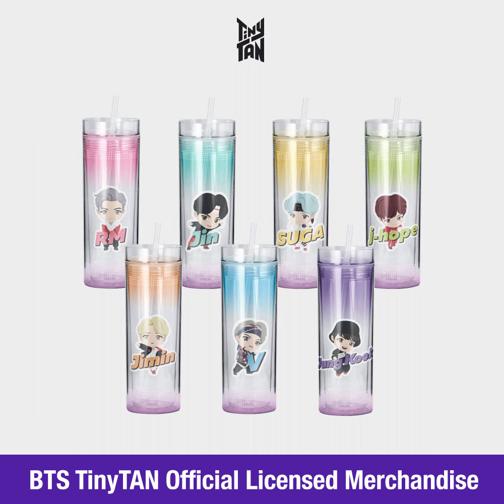 BTS Ice Cup TinyTAN Tumbler, Officially Licensed BTS Merch - Pick Character
