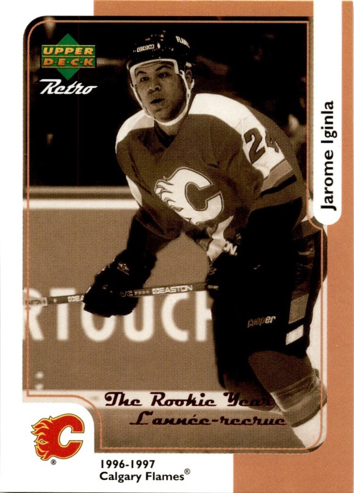 1999-00 McDonald's Upper Deck The Rookie Year Jarome Iginla Calgary ...