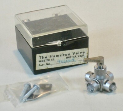 Hamilton Valve Co. Loop Flow Path 4-port Valve with Luer Lock ...