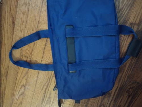 LL BEAN Small Adventure Duffle Bag Navy Blue Carry-on Travel Gym ...