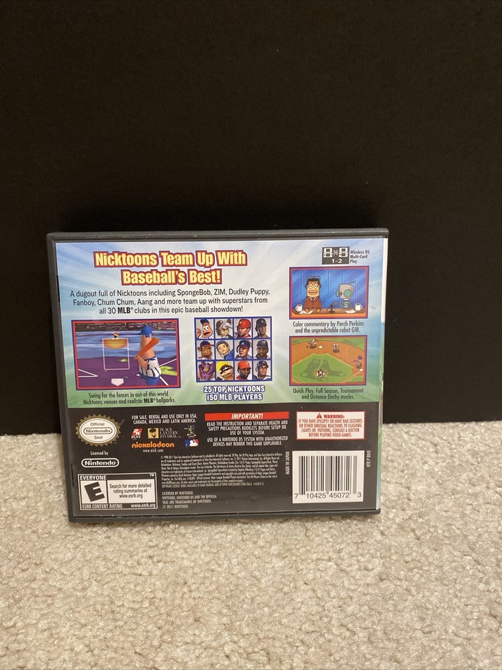 Nicktoons MLB (Nintendo DS, 2011) 710425450723 | eBay