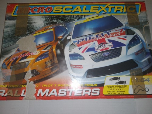 Scalextric Micro Rally Masters Slot Car Set | eBay
