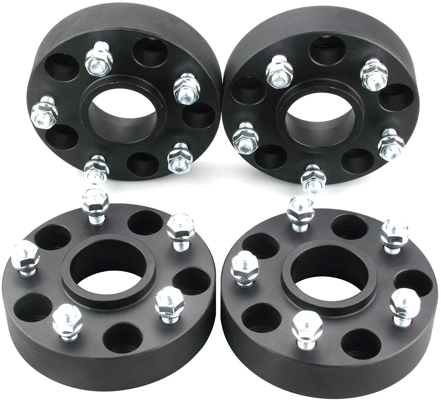 5x4.5 to 5x5 Wheel Adapters Hub Centric 2" Inch Adapt JK JL Wheels On ...