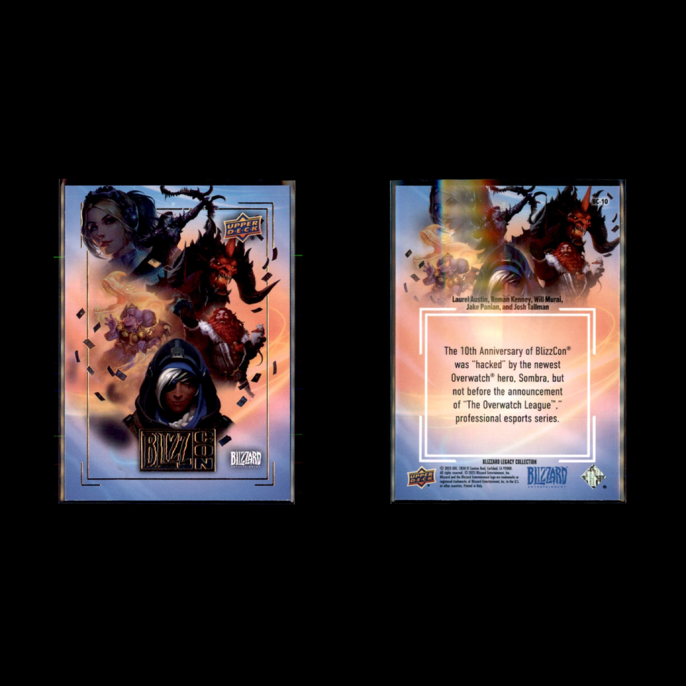 2023 Blizzard Legacy Collection BlizzCon Complete Set 15 Cards BC1-BC ...