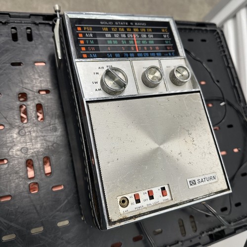 Vintage Saturn 5 Band Solid State 18 Radio PSB/AIR/FM/SW/AM | eBay