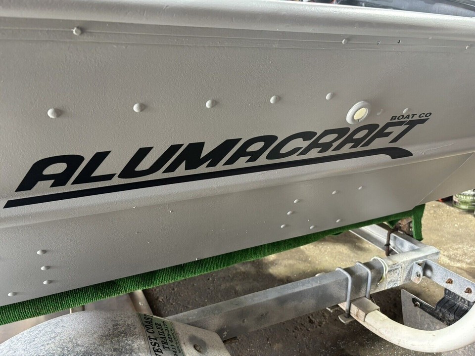 ALUMACRAFT BOAT DECALS DECAL HULL REPLACEMENT 30 color options | eBay
