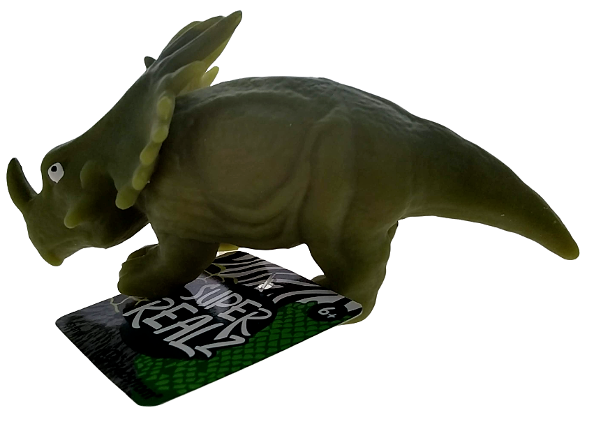 Styracosaurus Dinosaur Super Realz Squishy Stretchable Soft Figure ...