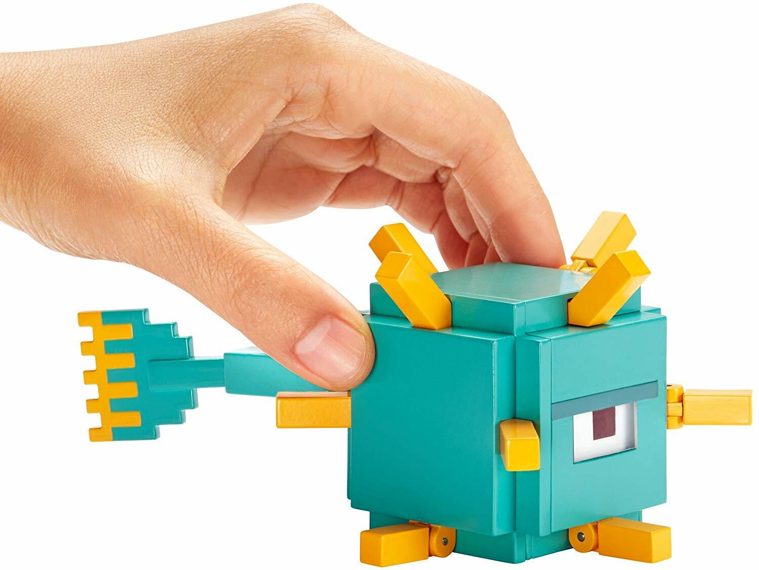 Minecraft Guardian Action Figure Prismarine Block Swimming Mattel 2018 ...