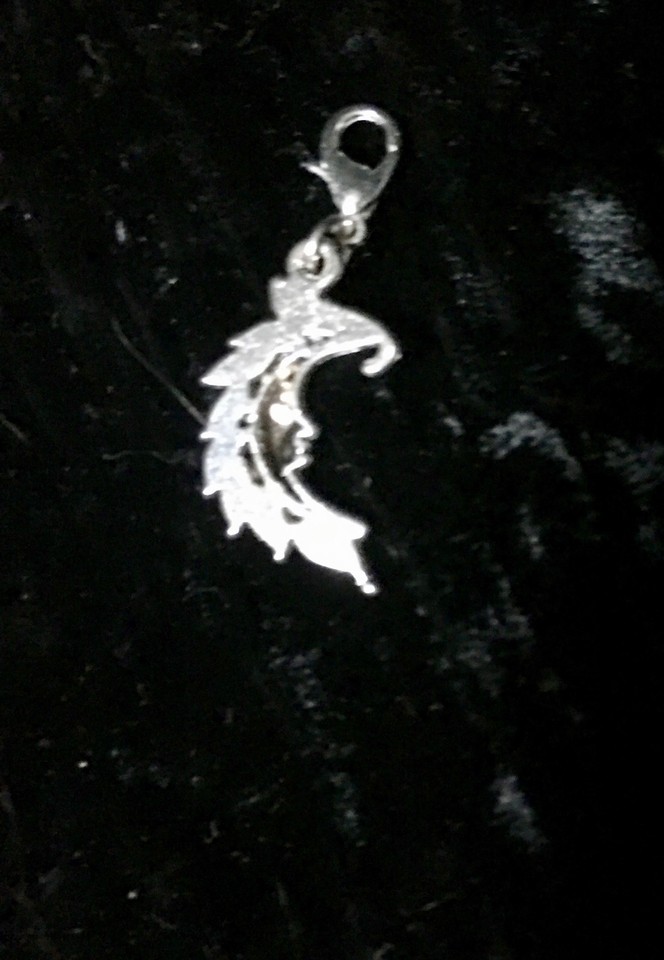 Feminine Moon Pagan Charm - Witchcraft, Wicca, Pagan,Voodoo, Voudun ...