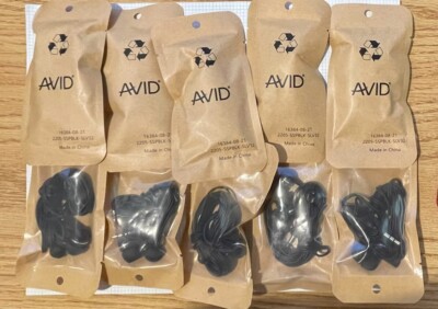 LOT OF 10 AVID EARBUDS # 2205-SSPBLK-SLV32 STEREO SOUND SILICONE TIPS ...