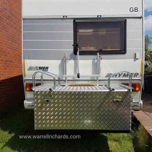 REAR MOUNT STORAGE CARAVAN REAR MOUNT TOOL BOX MOTORHOME BACK BOX CARRY ...