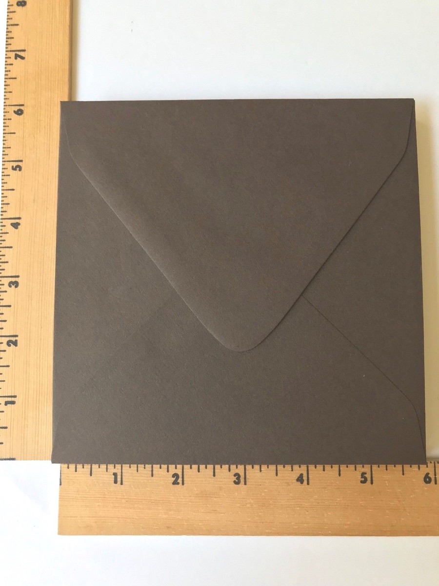 Chocolate Brown Envelopes 50 Dark Brown Envelopes, Chocolate Brown