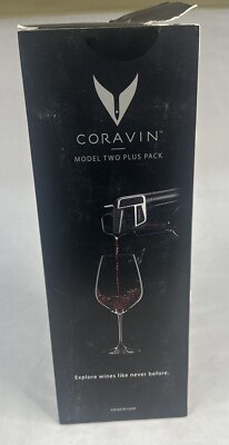 Coravin Model Two Plus Pack Elite Wine Preservation System Graphite New ...