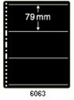 PRINZ 100 stock pages 6073 Prinz-System, double-sided 3 pockets each 79 ...