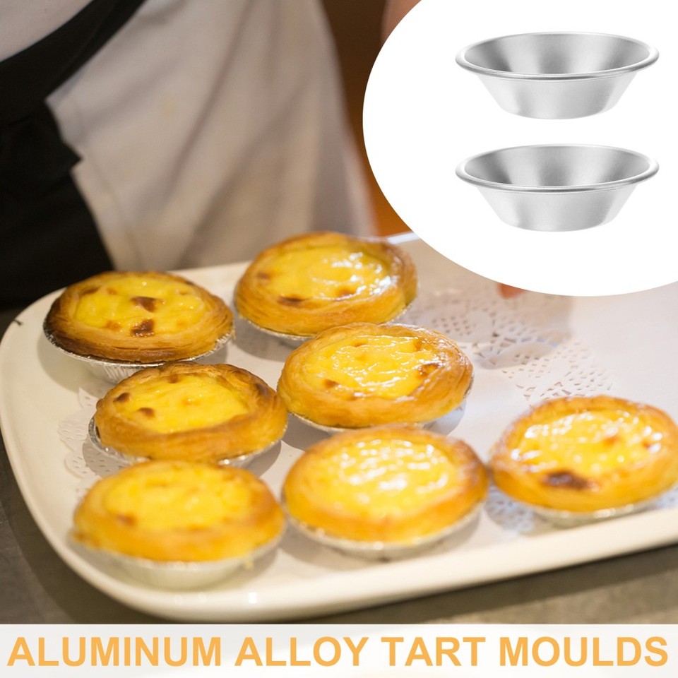 25 Pcs tart dish egg tart tray Egg Tart Molds Tart Shell Molds | eBay