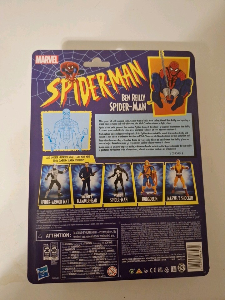 Marvel Legends Retro Spider Man Ben Riley | eBay