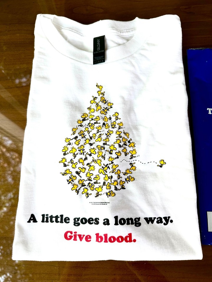 American Red Cross Woodstock Peanuts T Shirt Large L New with Package ...