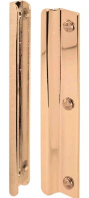 Brass Latch Guard For In Swing Doors - Interlocking To Prevent Forced ...