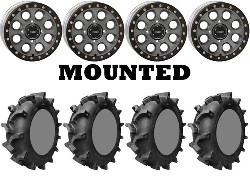 Kit 4 Interco Interforce 628 Tires 30x8-14 on System 3 SB-7 Beadlock ...