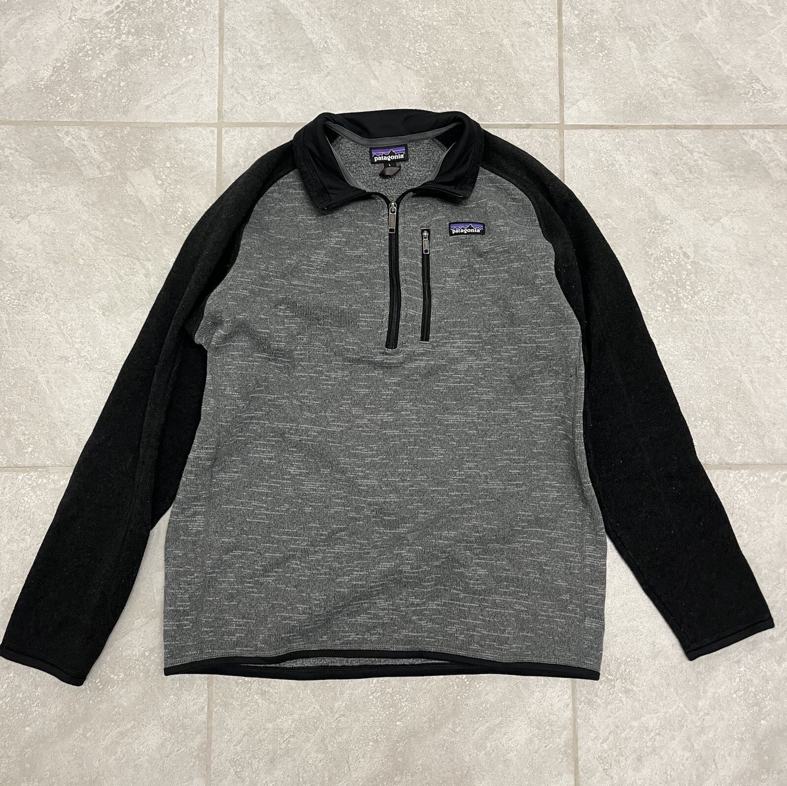 PATAGONIA ‘Gray’ COMMON THREADS 1/4 ZIP PULLOVER FLEE… - Gem