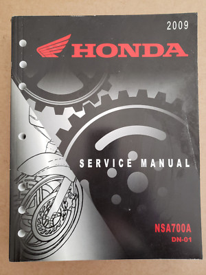 Genuine 2009 NSA700A NSA 700 OFFICIAL HONDA SHOP SERVICE MANUAL HRC | eBay