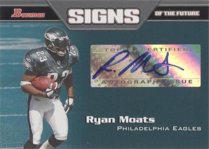 2005 Bowman - Signs of the Future Ryan Moats #SF-RM (AU, RC) for sale ...