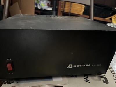 Astron RS-35A Intermittent Power Supply 25 Amp Continuous Output 13.8 ...