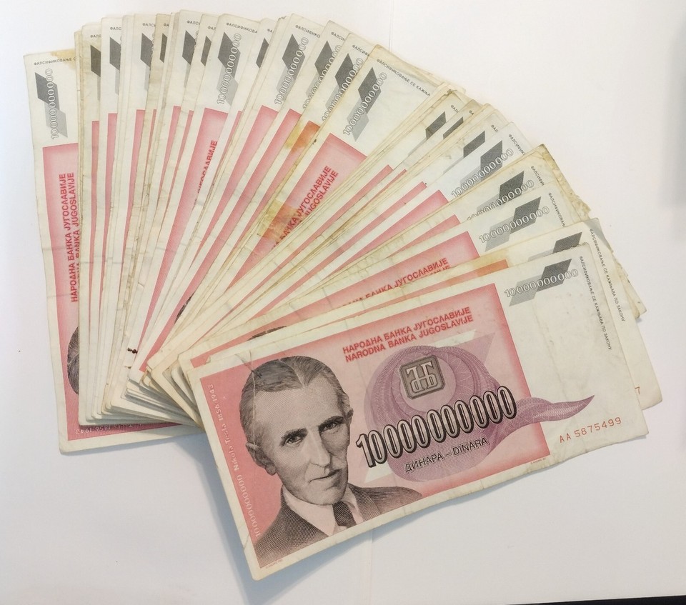 1 NOTE FROM TESLA BUNDLE $10,000,000,000 BILLION DINARA CURRENCY ...