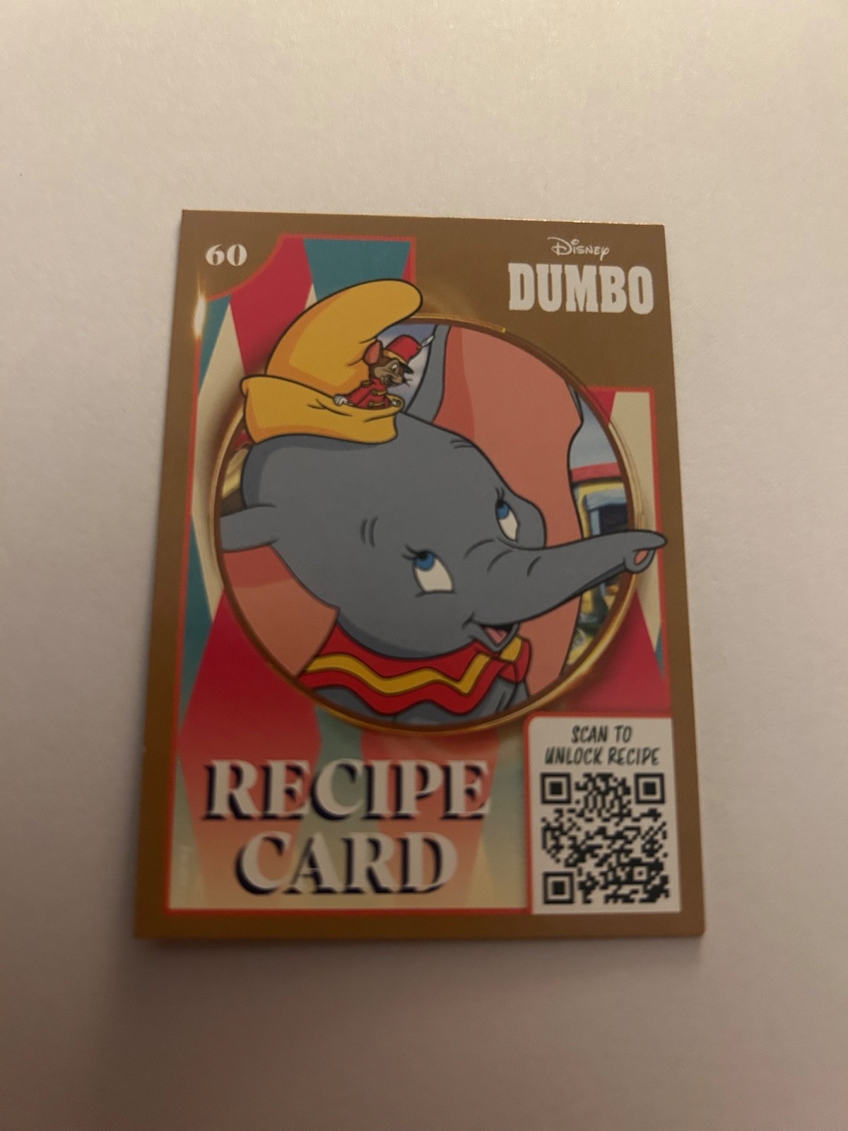 Morrisons Trading Card #60 DUMBO Disney Christmas Party Recipe Card | eBay