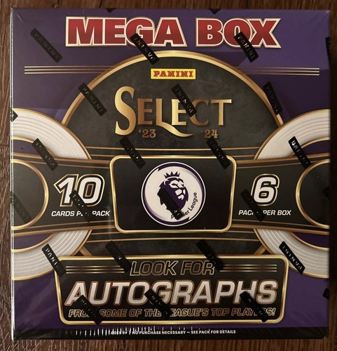 2023-24 Panini Select EPL Soccer Sealed 6 Packs 10 Cards Per Pack MEGA ...