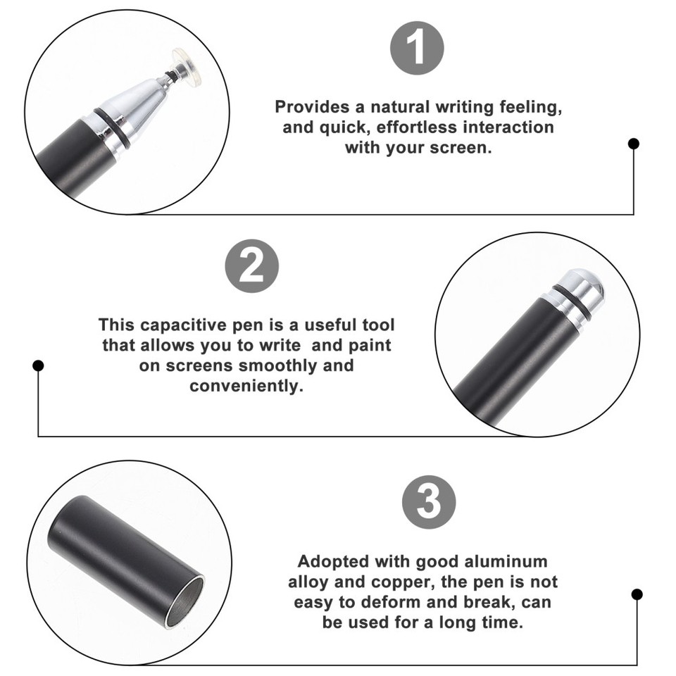 Smartphone Capacitive Pen Convenient Stylus Pens for Tablets Touch ...