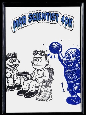 Mad Scientist 40K GPK 1/1 SKETCH PAINT Ryan Reschke ~ Michael Jordan ...