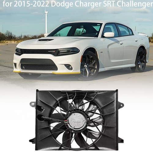 Radiator Cooling Fan Kit 68541987AA for 2015-2022 Dodge Charger SRT ...