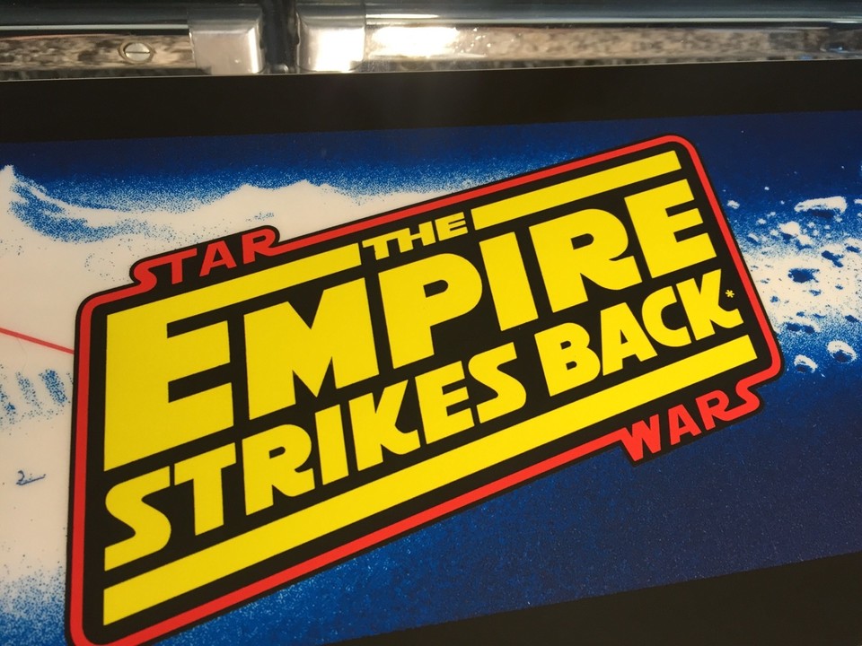 Star Wars The Empire Strikes Back Arcade Marquee 26"x8" | eBay