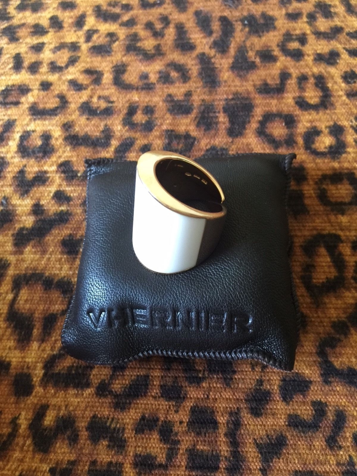 VHERNIER 18K Rose Gold 'Camuration' Ring Sz IT 56/US 7.5 | eBay