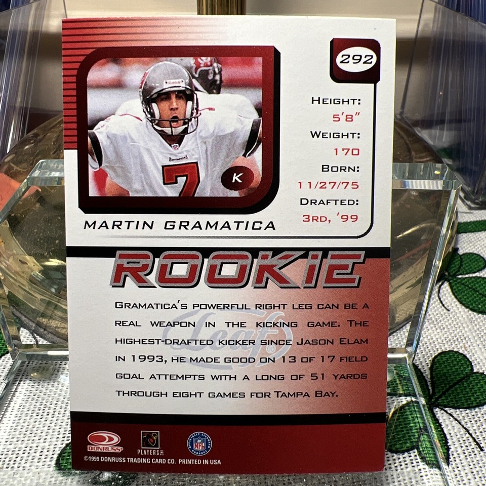 1999 Leaf Rookies and Stars Football Card #292 Martin Gramatica | eBay