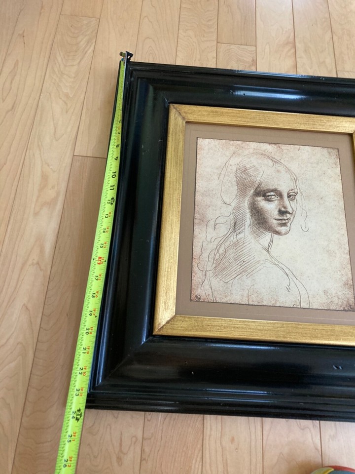 Soicher Marin Gallery DaVinci Studies of Heads I Art RARE , Original P ...