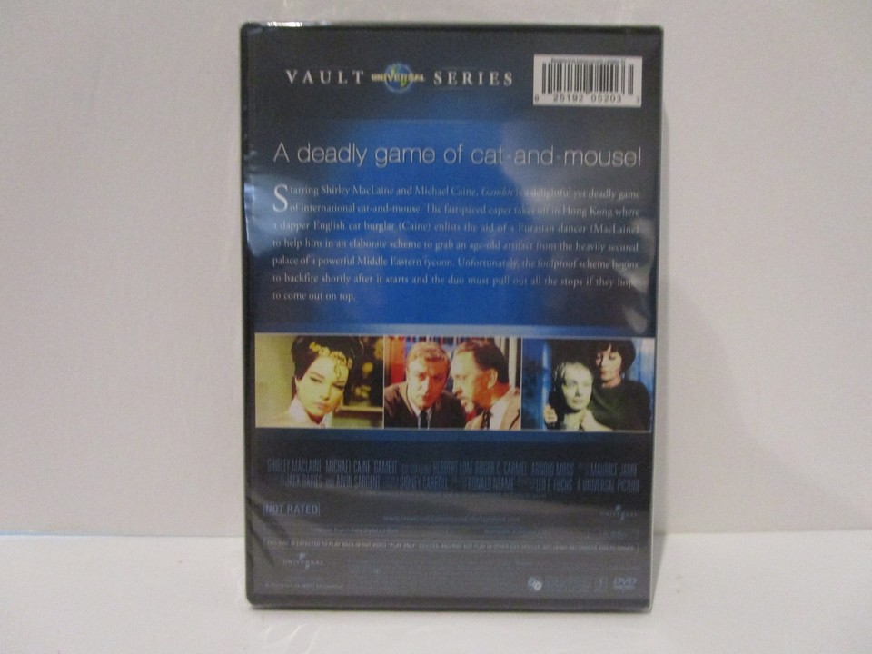 Gambit DVD 1966 Michael Caine Shirley Maclaine | eBay